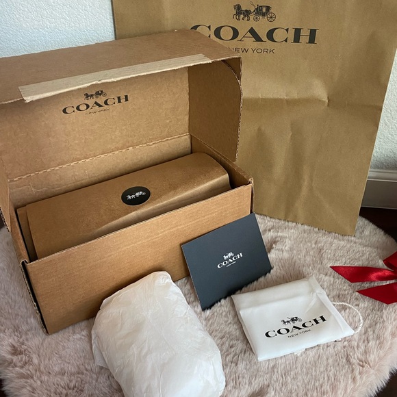 Coach | Accessories | Coach Empty Bag Box With Tissue Paper New Dustbag ...